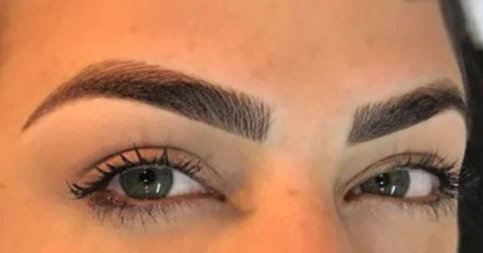 Sobrancelhas preenchidas utilizando gel (Foto: Divulgação)