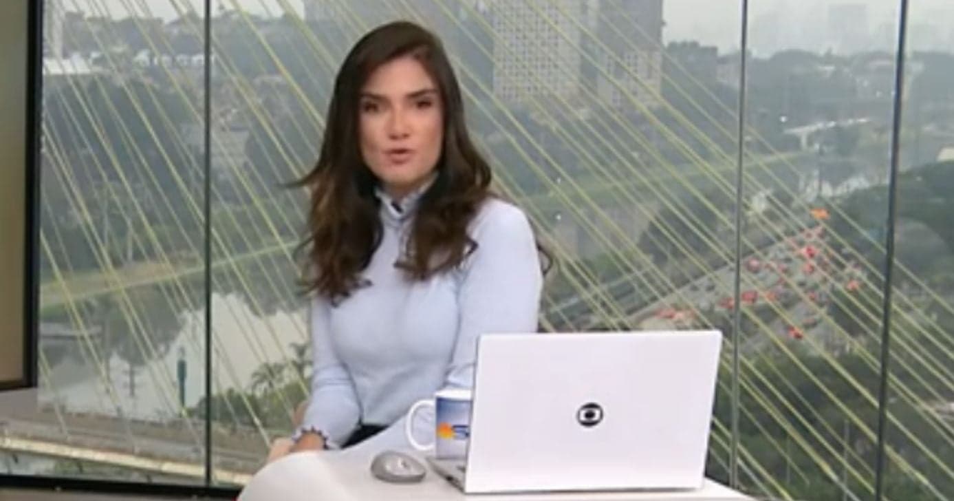 Sabina Simonato no Bom Dia São Paulo (Foto: Reprodução / Globo)